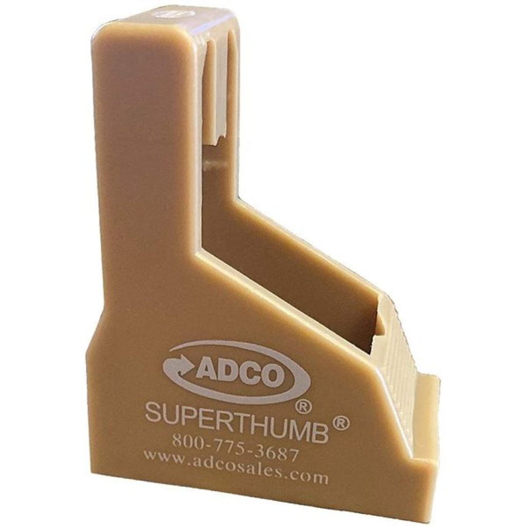 Adco Super Thumb 1 Mag Loader Tan - Taurus G3c