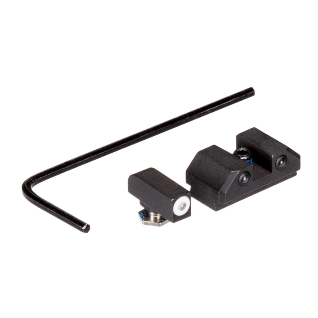 Night Fision G3/GX4 Tritium Sights White Front & Black Square Rear ...